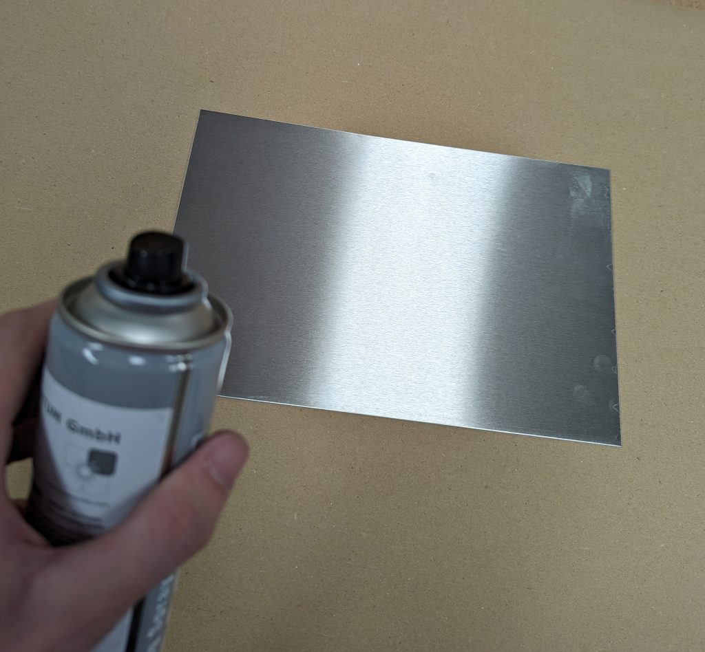 4 easy steps for Metal Marking / engraving using compound spray